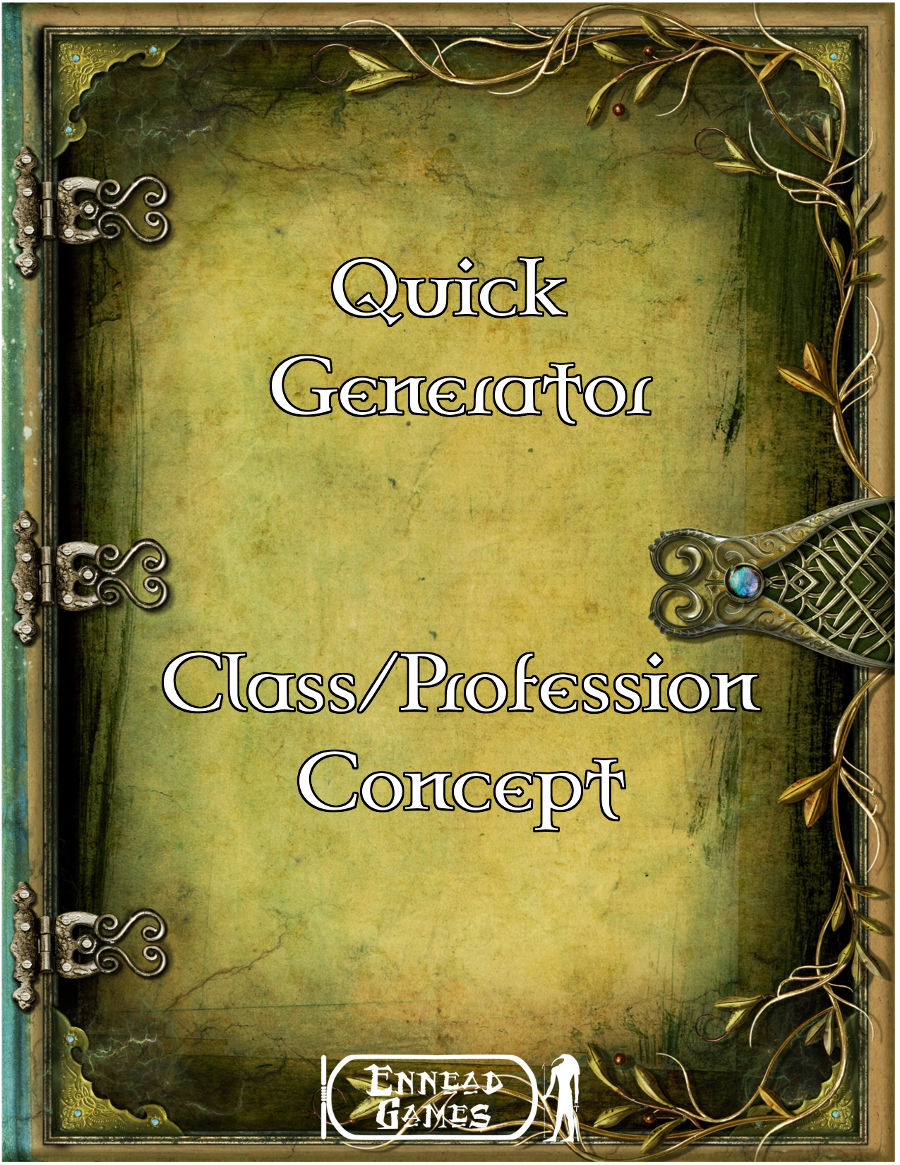 [PDF] - Quick Generator - Class/Profession Concept - Ennead Games