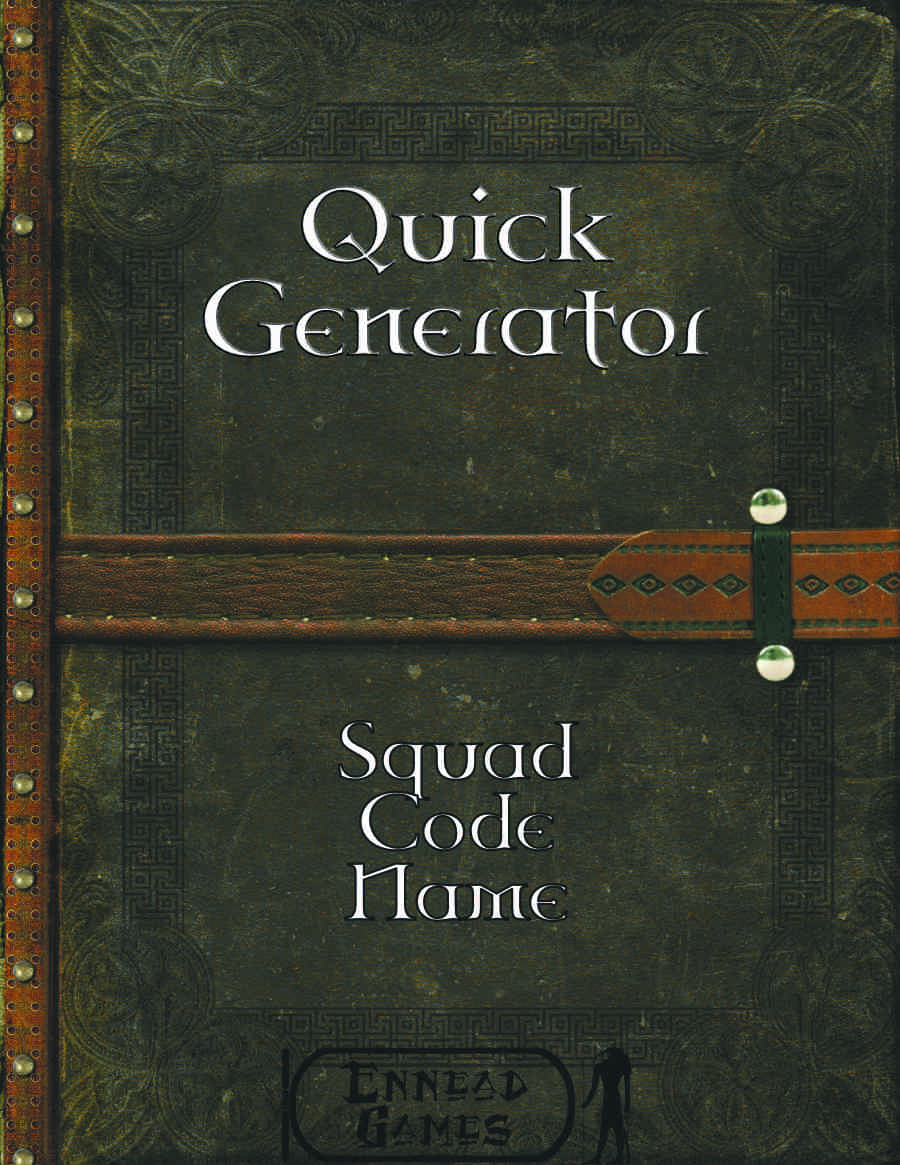 [PDF] Quick Generator - Squad Code Name - Ennead Games