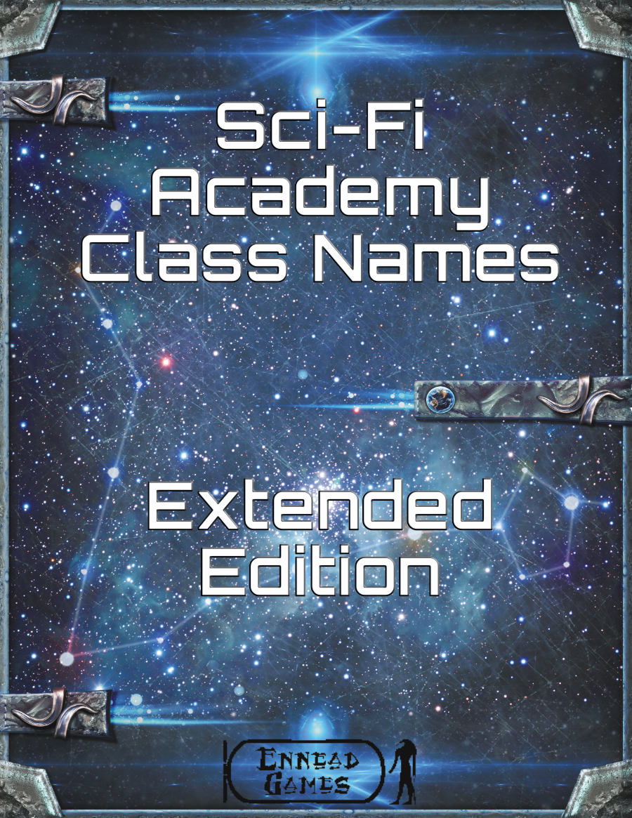 [PDF] SciFi Academy Class Names - Extended Edition - Ennead Games