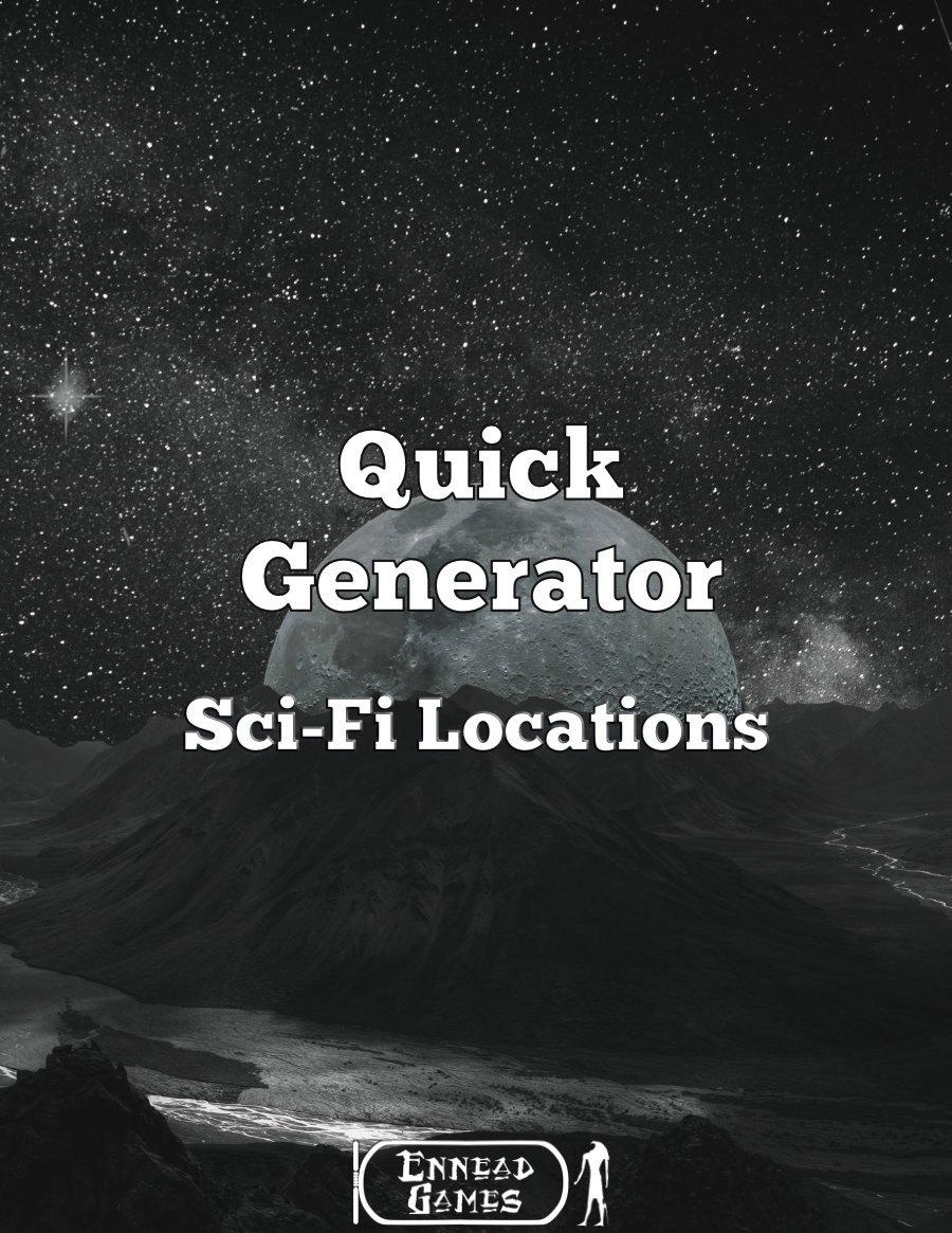 [PDF] Quick Generator Sci-Fi Locations (+some other news) - Ennead Games