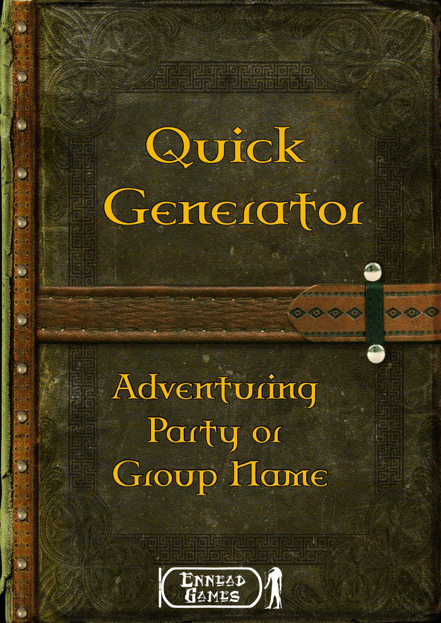 [PDF Hilight] Quick Generator - Adventuring Party or Group Name