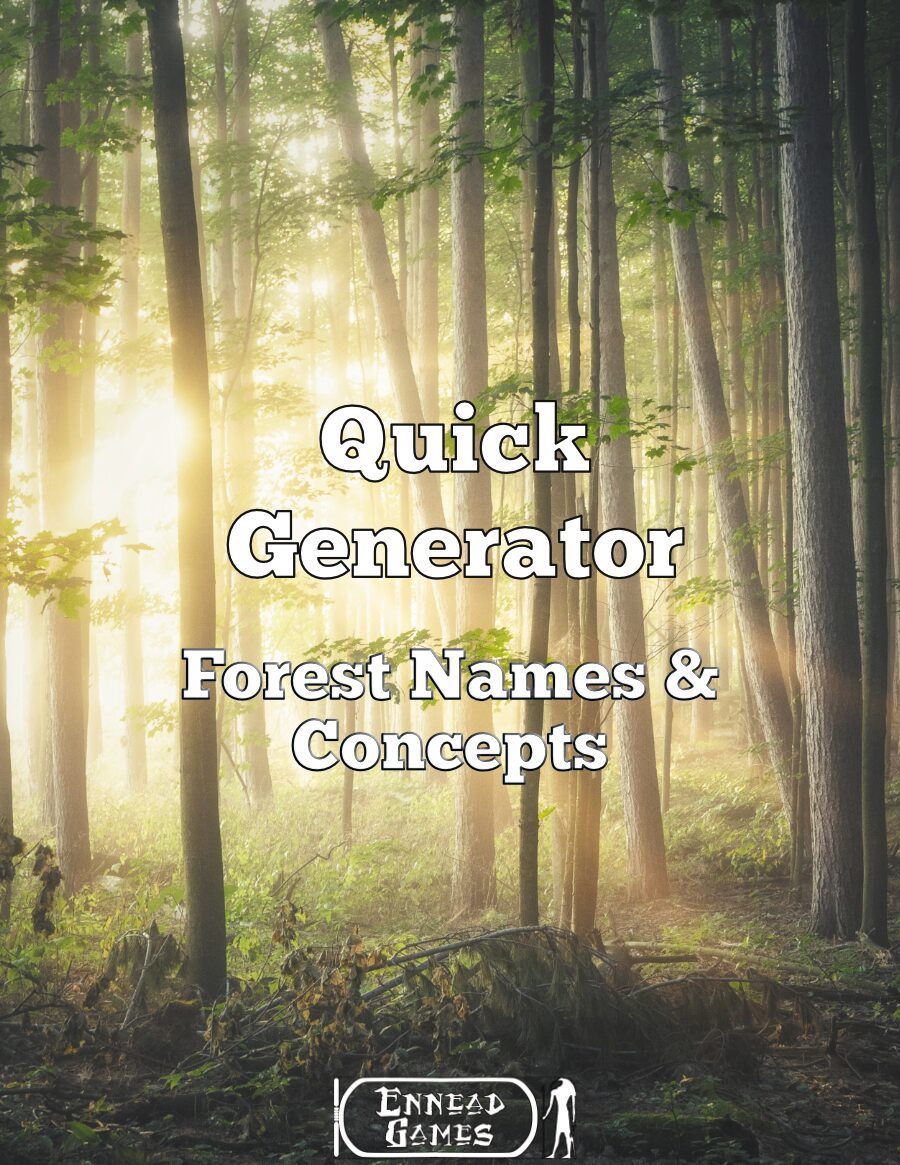 [PDF] Quick Generator Forest Names & Concepts - Ennead Games