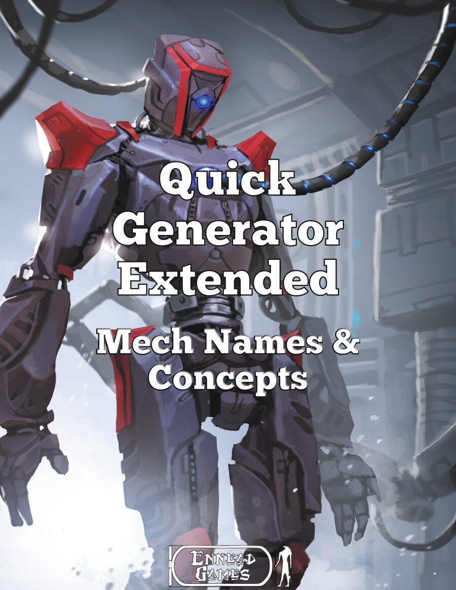[PDF] Quick Generator Extended - Mech Names & Concepts - Ennead Games